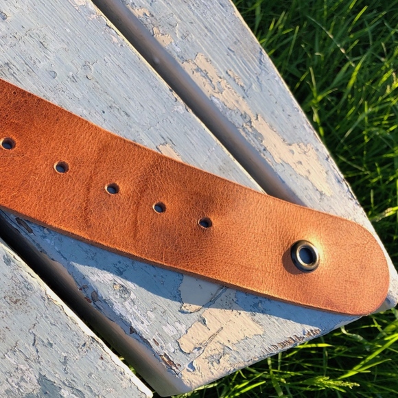 COWBOYSBELT | Accessories | Large Leather 4 Inch Cowboysbelt Vintage ...